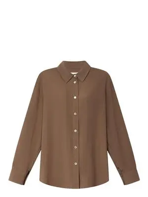 Isabel Marant Étoile Fabriza Striped Shirt - Khaki