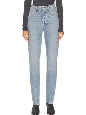 AGOLDE Freya High Rise Slim Jeans - Jargon