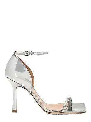 Bottega Veneta Stretch Sandal - Silver
