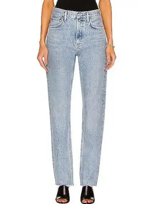 AGOLDE Cherie High Rise Straight Jeans - Merit