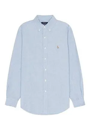 Polo Ralph Lauren Long Sleeve Oxford Sport Shirt - Blue