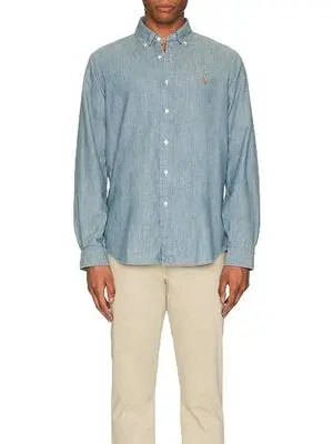 Polo Ralph Lauren Long Sleeve Sport Shirt Chambray