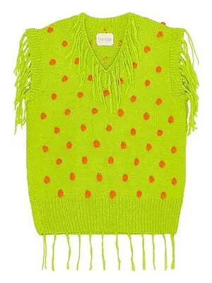 HARAGO Speckle Vest - Green