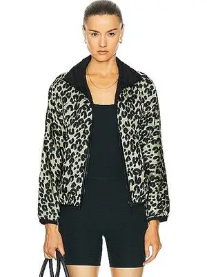 LOUIS VUITTON Leopard Nylon Jacket - Green