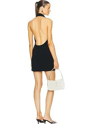 L'academie Halterneck Vest Dress - Black