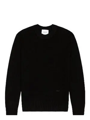 FRAME The Crew Neck Cashmere Sweater - Noir