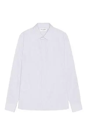 Saint Laurent Long Sleeve Shirt - Blanc