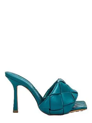 Bottega Veneta Lido Sandals Square Toe Heeled Mules - Blaster