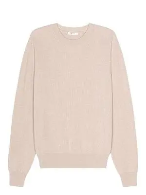 THE ROW Benji Crew Neck Sweater - Limestone