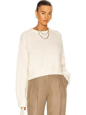 Loulou De Saison Bruzzi Heavy Knit Sweater - Ivory