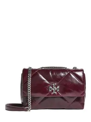Tory Burch Leather Kira Shoulder Bag - Red