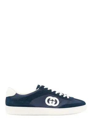 Gucci Interlocking G Mesh Sneakers - Blue