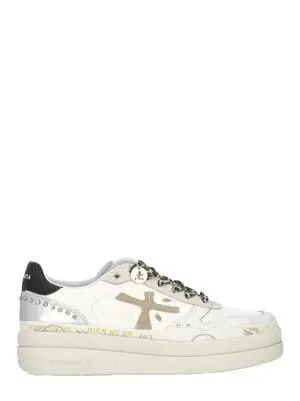 Premiata Leather Sneakers - Beige