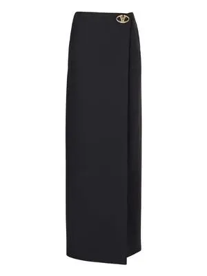 Valentino Garavani Crepe Couture Maxi Skirt - Black