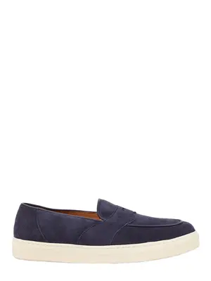George Cleverley George Cleverley Joey II Suede Loafers Blue