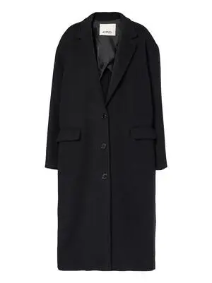 Isabel Marant Étoile Isabel Marant Efezia Wool And Cashmere Coat Black