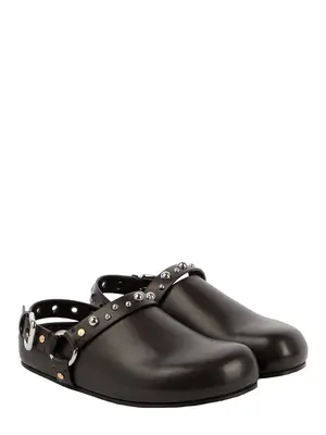 Stella McCartney Elyse Studded Clogs - Brown