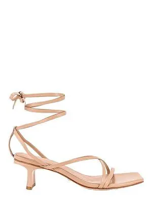 Raye Delaney Kitten Heel Sandal - Beige