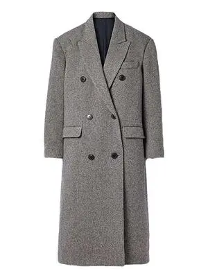 MARANT ETOILE Lexana Wool-blend Coat - Gray