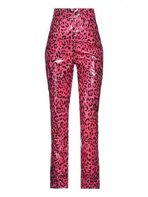 Dolce & Gabbana Tapered Leopard-print Pants - Fuchsia