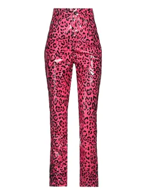 Dolce & Gabbana Tapered Leopard-print Pants - Pink
