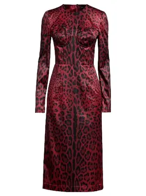 Dolce & Gabbana Midi Dress - Red