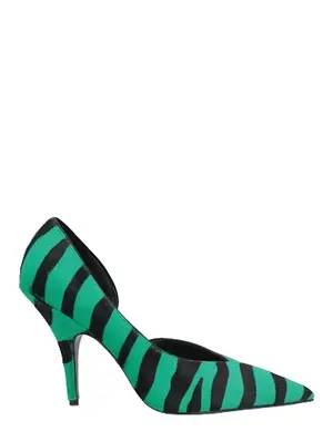 Patrizia Pepe Zebra Print Pumps - Green