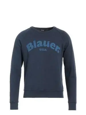 BLAUER. Cotton Crewneck Sweatshirt