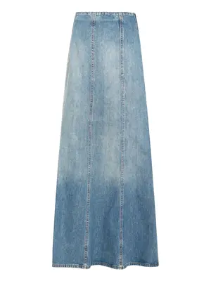 HAIKURE Haikure Seamed Denim Midi Skirt