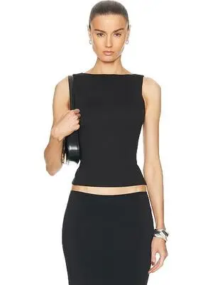 L'academie Cyra Top - Black