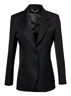 Victoria Beckham Single-breasted Woven-blend Blazer - Black