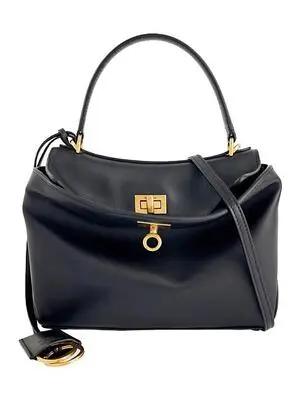 Balenciaga Rodeo Leather Top-handle Bag - Black