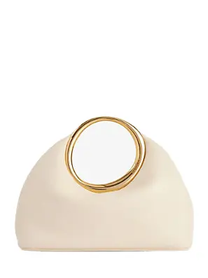 Jacquemus Le Petit Calino Leather Top-handle Bag - Light Ivory