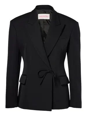Valentino Garavani Virgin Wool Blazer - Black