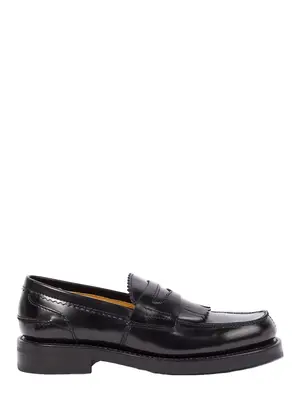 Our Legacy Leather Penny Loafers - Black