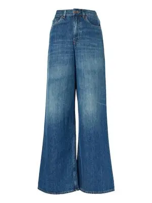 Chloé High-rise Wide-leg Jeans - Blue