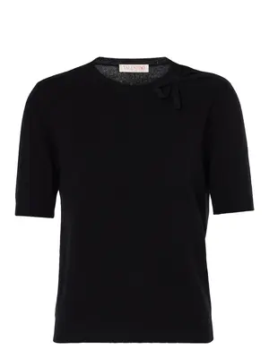 Valentino Garavani Virgin Wool T-shirt - Black