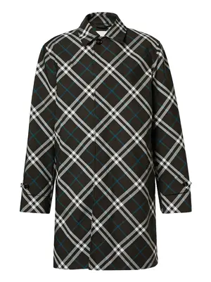 Burberry Check Print Raincoat - Multicoloured