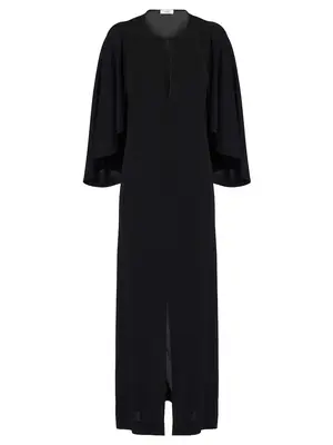 Chloé Caped Gown - Black
