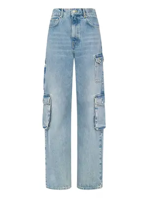 Moschino Mid-rise Straight-leg Jeans - Blue