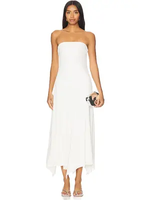 SEROYA Lucia Maxi Dress - Porcelain