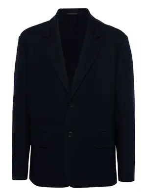 LANVIN Virgin Wool Jacket - Blue