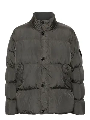 Stone Island Stone Island Compass-Badge Padded Jacket Grey