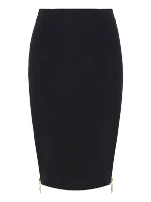 ELISABETTA FRANCHI Elisabetta Franchi Zip-Detail Crepe Skirt