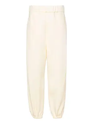 JIL SANDER High-waist Tapered Trousers - Neutrals