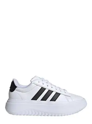 Adidas Grand Court Platform Sneakers - Cloud White/core Black