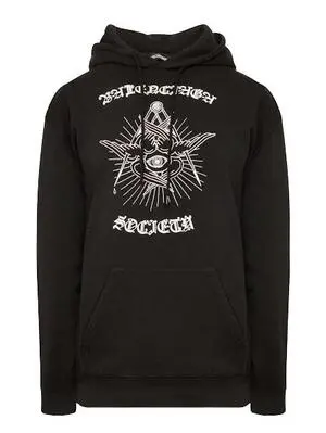 Balenciaga Gothic Logo Hoodie - Black