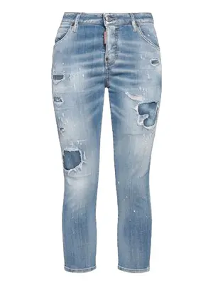 Dsquared2 Tapered Denim Jeans - Blue