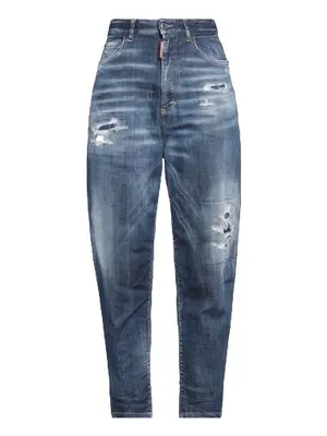 Dsquared2 Boyfriend Jeans In Denim - Blue
