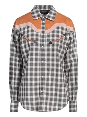 Dsquared2 Tartan Woven Shirt - Grey